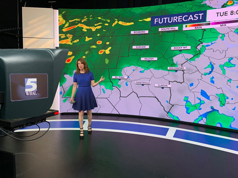 WRAL-TV Launches New Weather Graphics System – Capitol Broadcasting Company