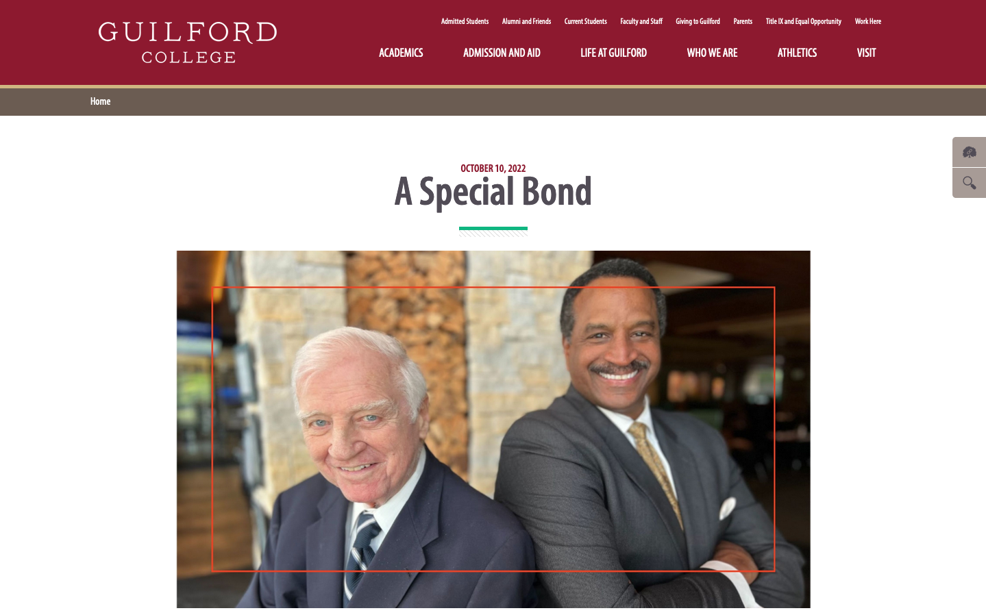 WRAL-TV’s Owens, Gaddy Featured For Bond of Guilford College – Capitol ...